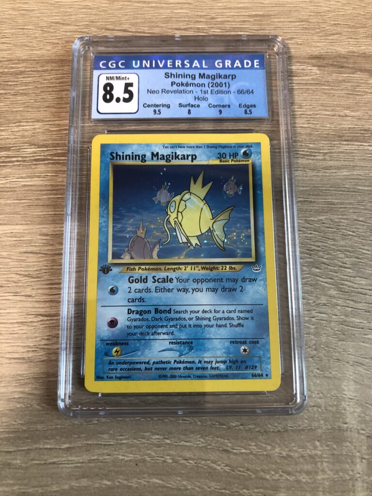 1st edition Shining Magikarp CGC 8.5 – Collector Heuson