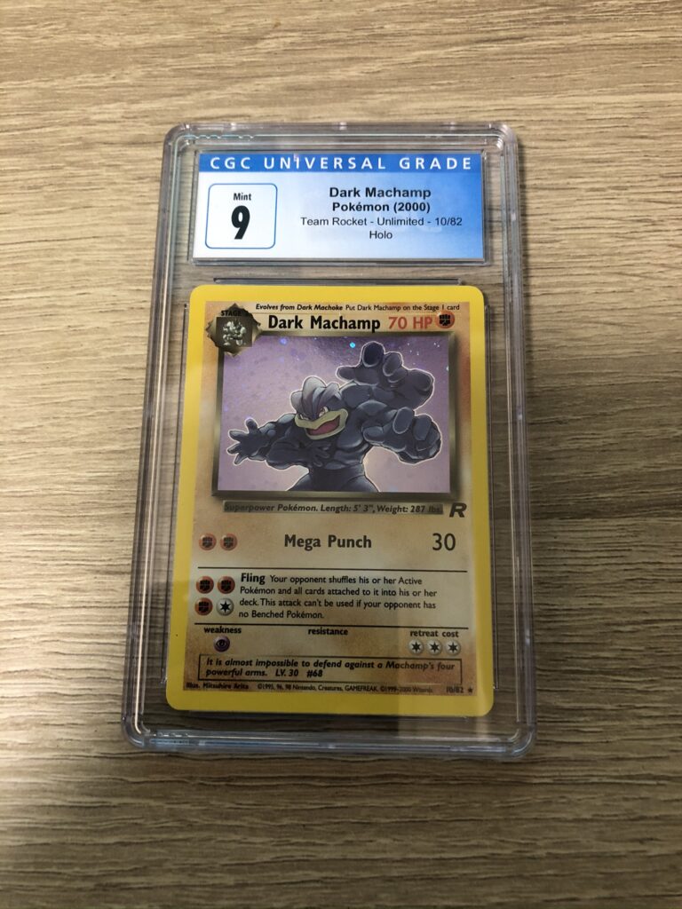Dark Machamp CGC 9 holo – Collector Heuson